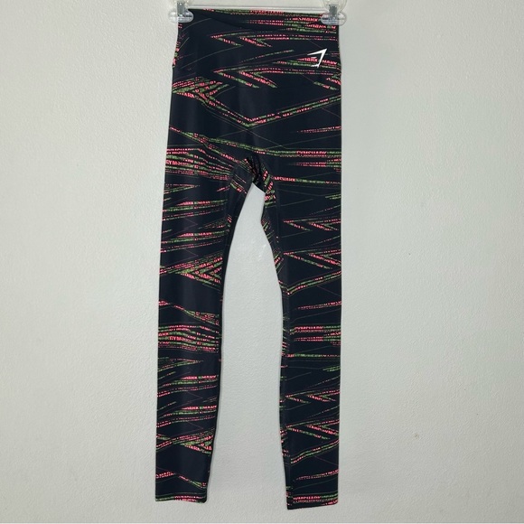 Gymshark | Pants & Jumpsuits | Gymshark Dreamy Leggings Pink And Green ...